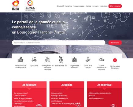 Replay "Découverte du portail de la donnée et de la connaissance IDéO BFC" | Portail de la ...